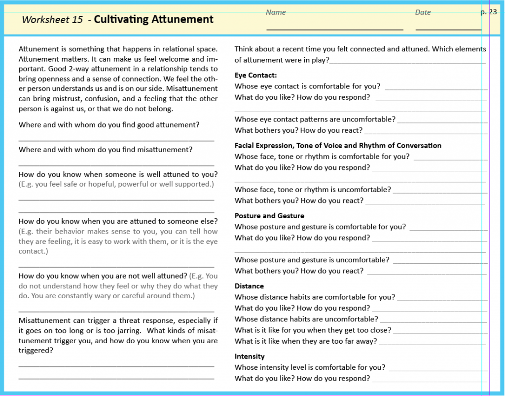 The Clearing Trauma Workbook: Working Your Edges – We Co-Regulate